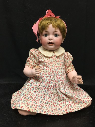 13" Antique German Doll, Simon Halbig K*R 122, Blue Sleep Eyes ...