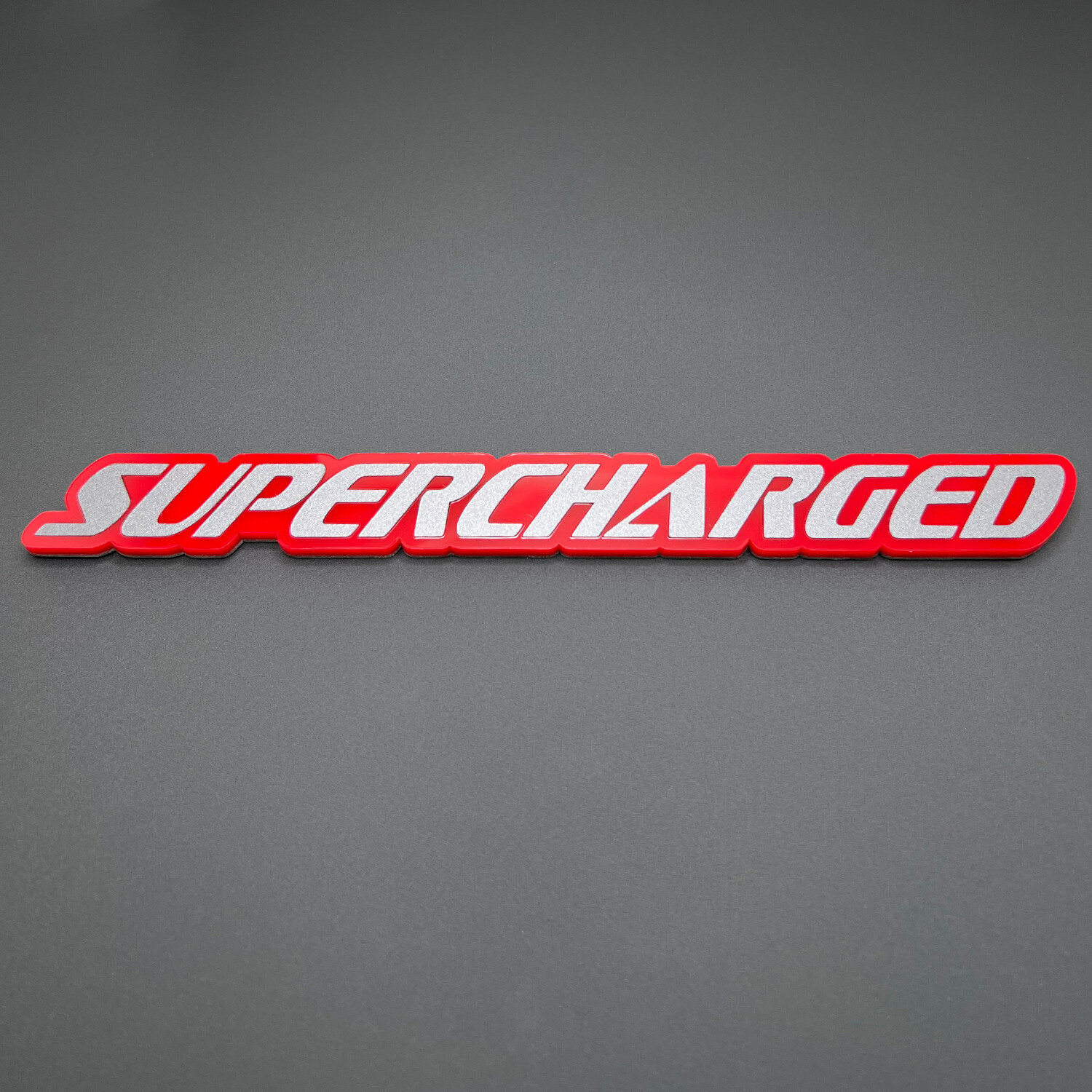 1 SUPERCHARGED Emblem fits Hellcat Charger Challenger Trackhawk ...