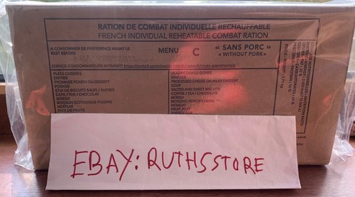 French mre army ration pack RCIR military meals ready to eat 24 Hour | eBay