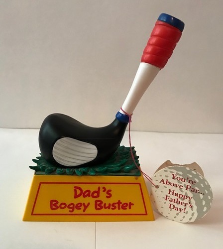 Golf Figurine Dad's Bogey Buster Happy Father's Day Gift/ American ...