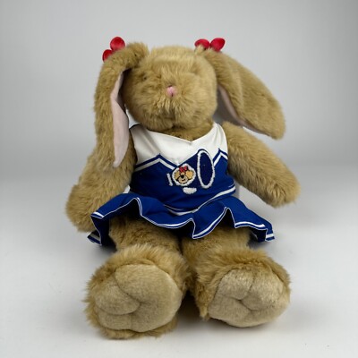 Build a Bear Bunny Rabbit Floppy Ears Stuffed Plush w Bow and ...