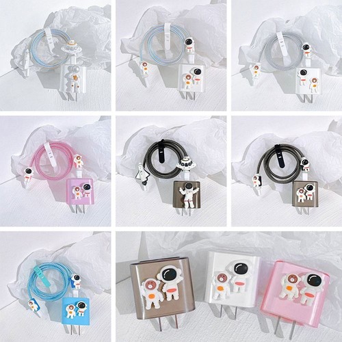 Anti-scratch Data Cable Protective Cover Soft Silicon Astronaut ...