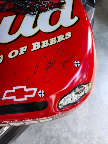 An Awesome Pool Table Light. #8 Dale Jr Car with authenticated ...
