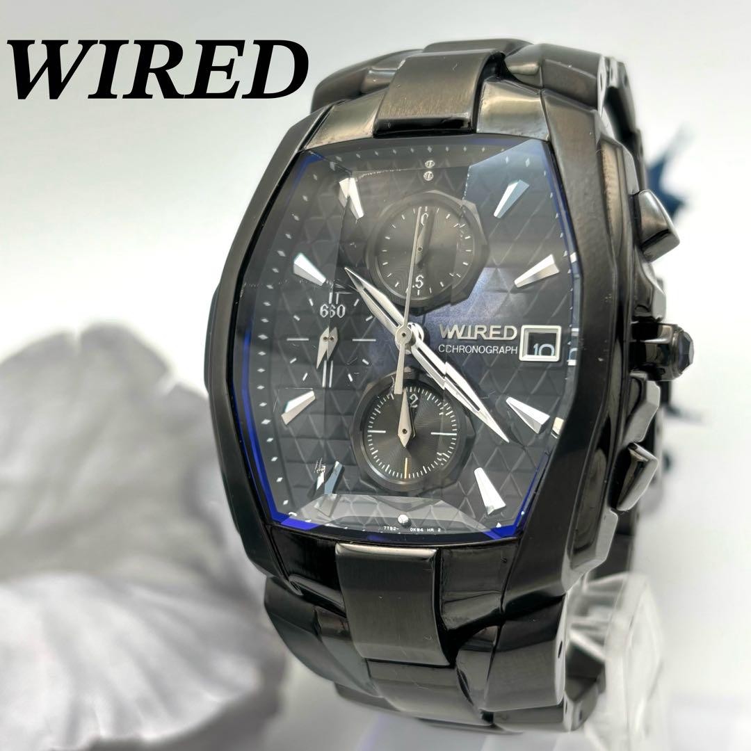 Rare color SEIKO Wired Chronograph Date Men s Quartz… - Gem