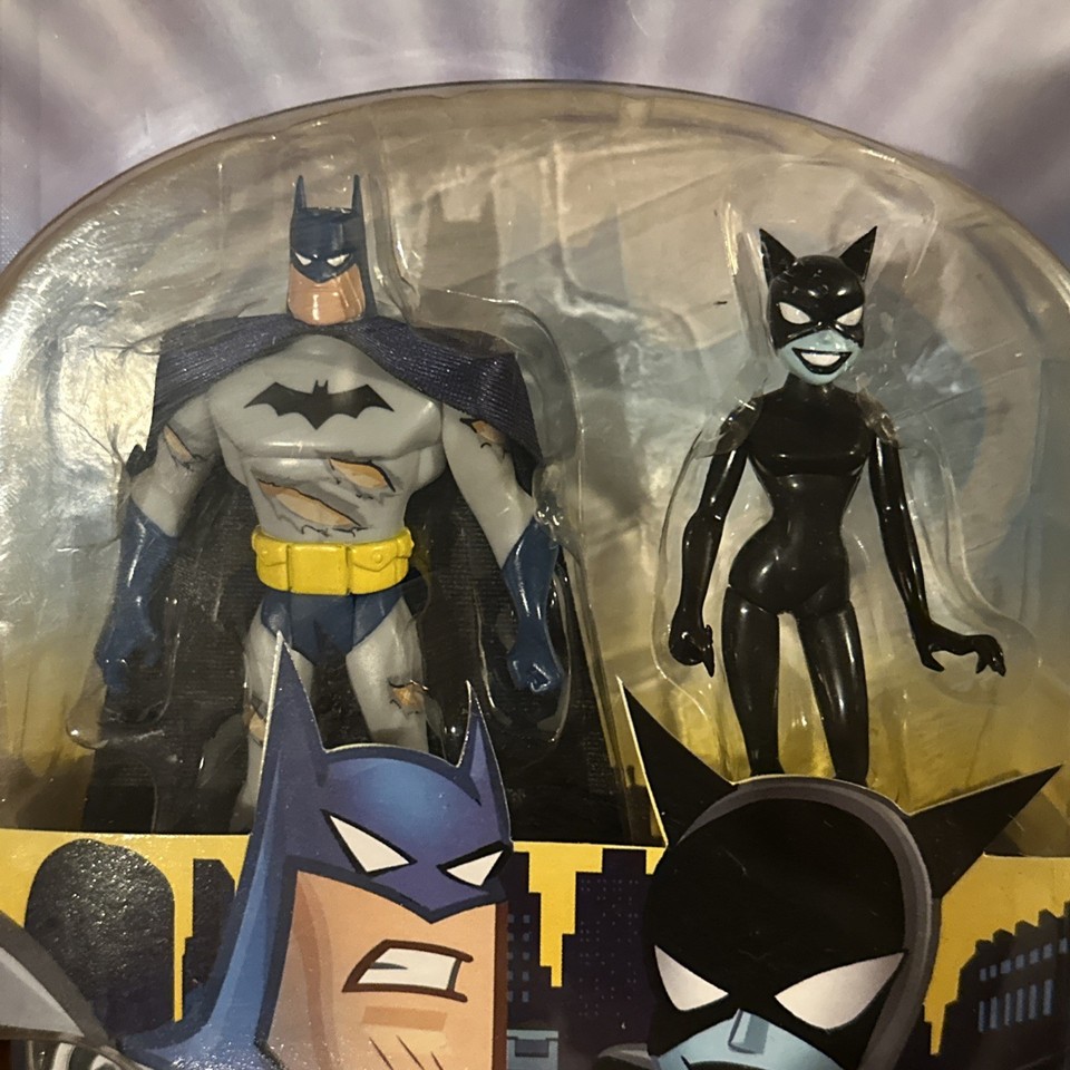 Batman The Animated Series Battle Scars BATMAN Vs CATWOMAN 2-Pack NEW ...