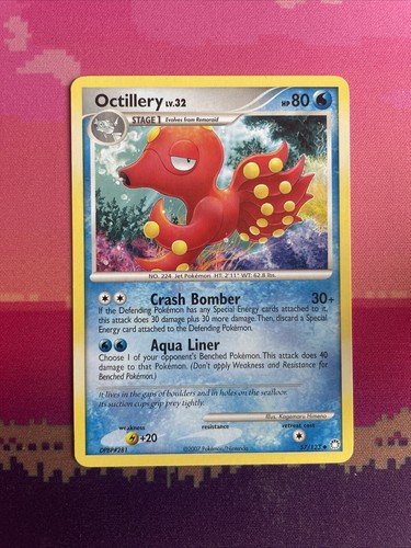Pokemon Card Octillery Mysterious Treasures Uncommon 57/123 Near Mint ...