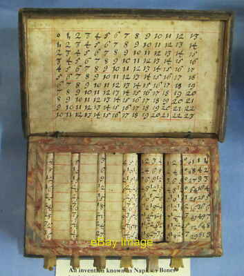 Photo 6x4 "Napier's bones" calculator aid at Traquair House John Napier ...