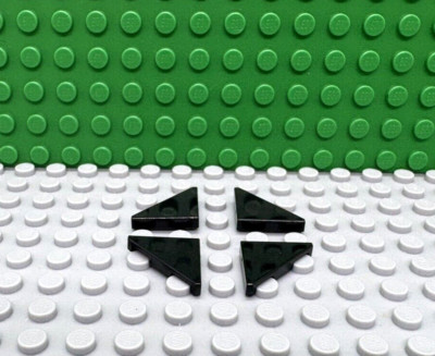 Lego 4 Black 2x2 Corner Triangle Tile NEW | eBay