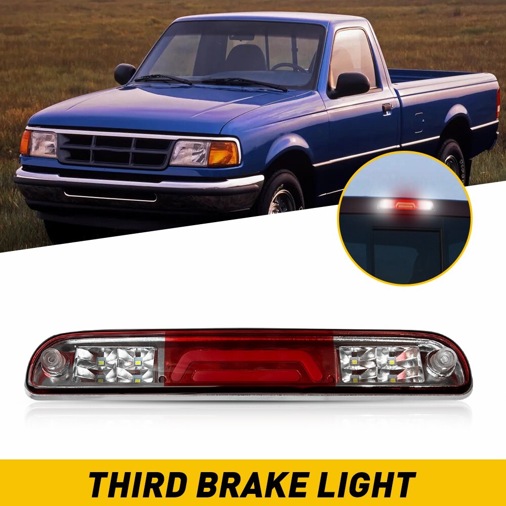 LED 3rd Brake Light Cargo Lamp High Mount Stop Light For 1993-2011 Ford ...