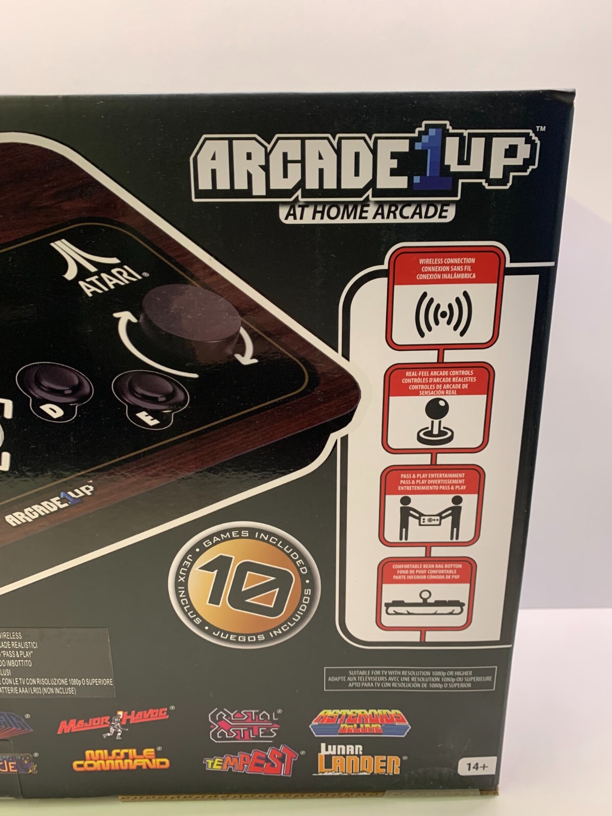 CONSOLE ARCADE 1UP ATARI COUCHCADE WIRELESS GAMING - NUOVO SIGILLATO ...