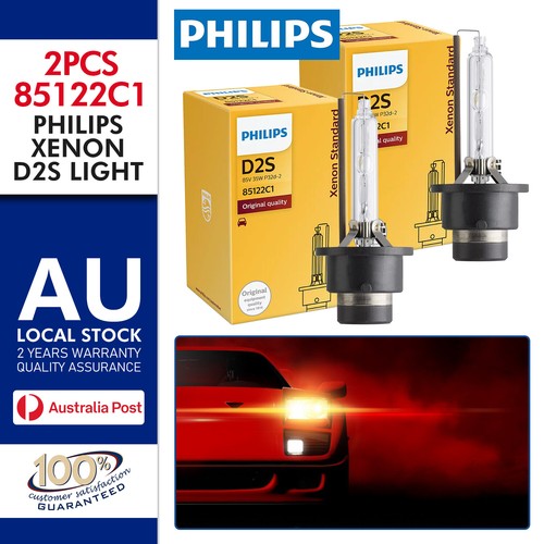 GENUINE 2X PHILIPS D2S Standard Xenon HID for Subaru Peugeot Renault ...