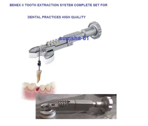 BENEX II TOOTH EXTRACTION SYSTEM COMPLETE INCL. RACK AND BASKET DENTAL ...