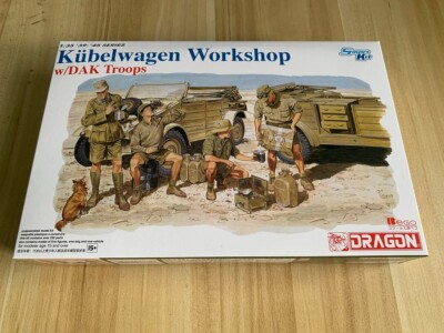 DRAGON 6338 1/35 Kübelwagen Workshop w/DAK Troops | eBay