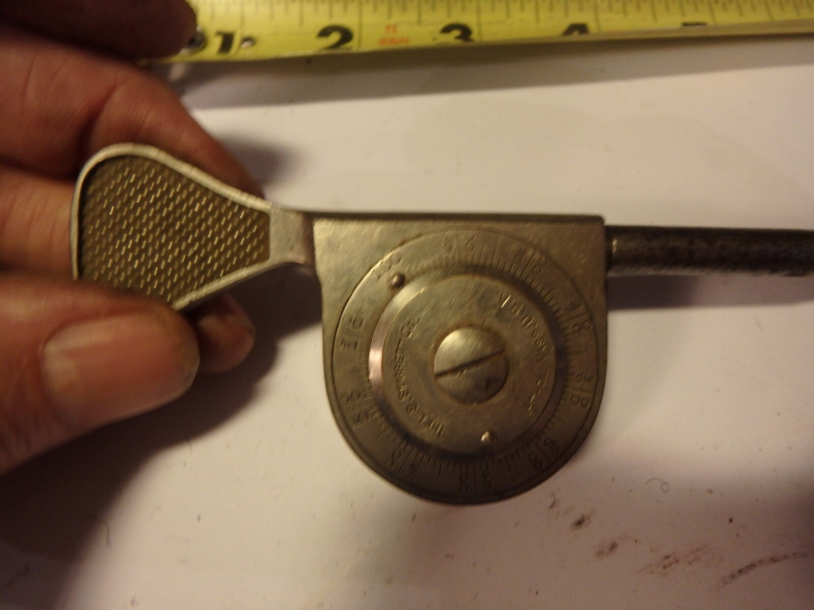 8P- vintage STARRETT speed indicator w/ metal handle | eBay