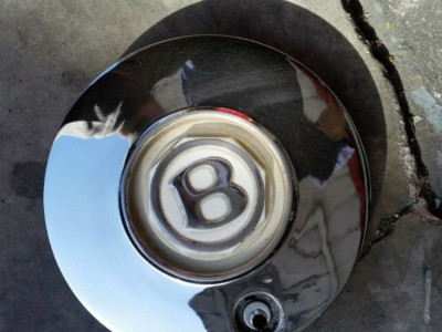 1965-1998 Bentley 15x6.5 A Center Cap Hub Cap Chrome | Genuine OEM