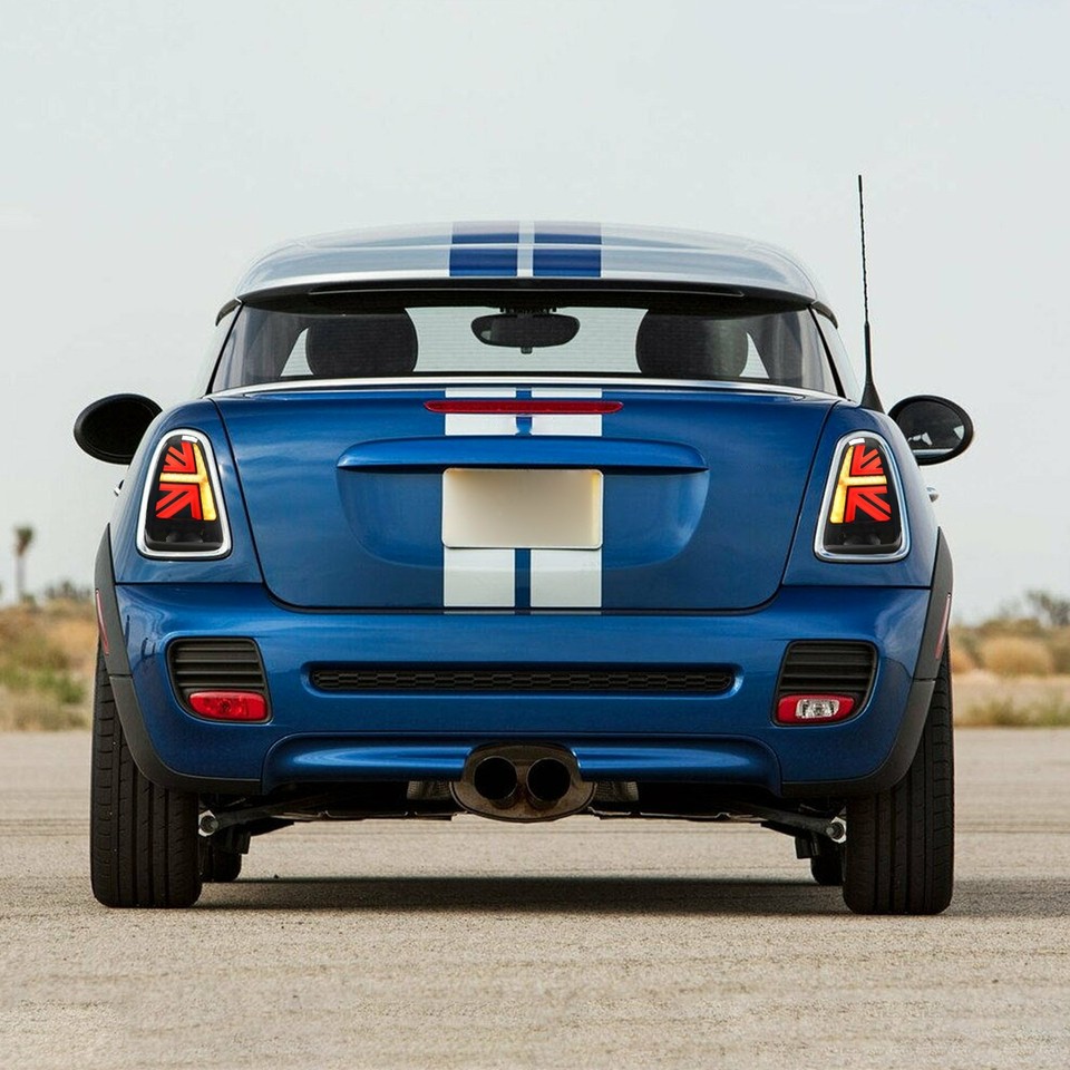 LED Headlights + Smoked Tail Lights For 2007-2013 Mini Cooper R56/R57 ...