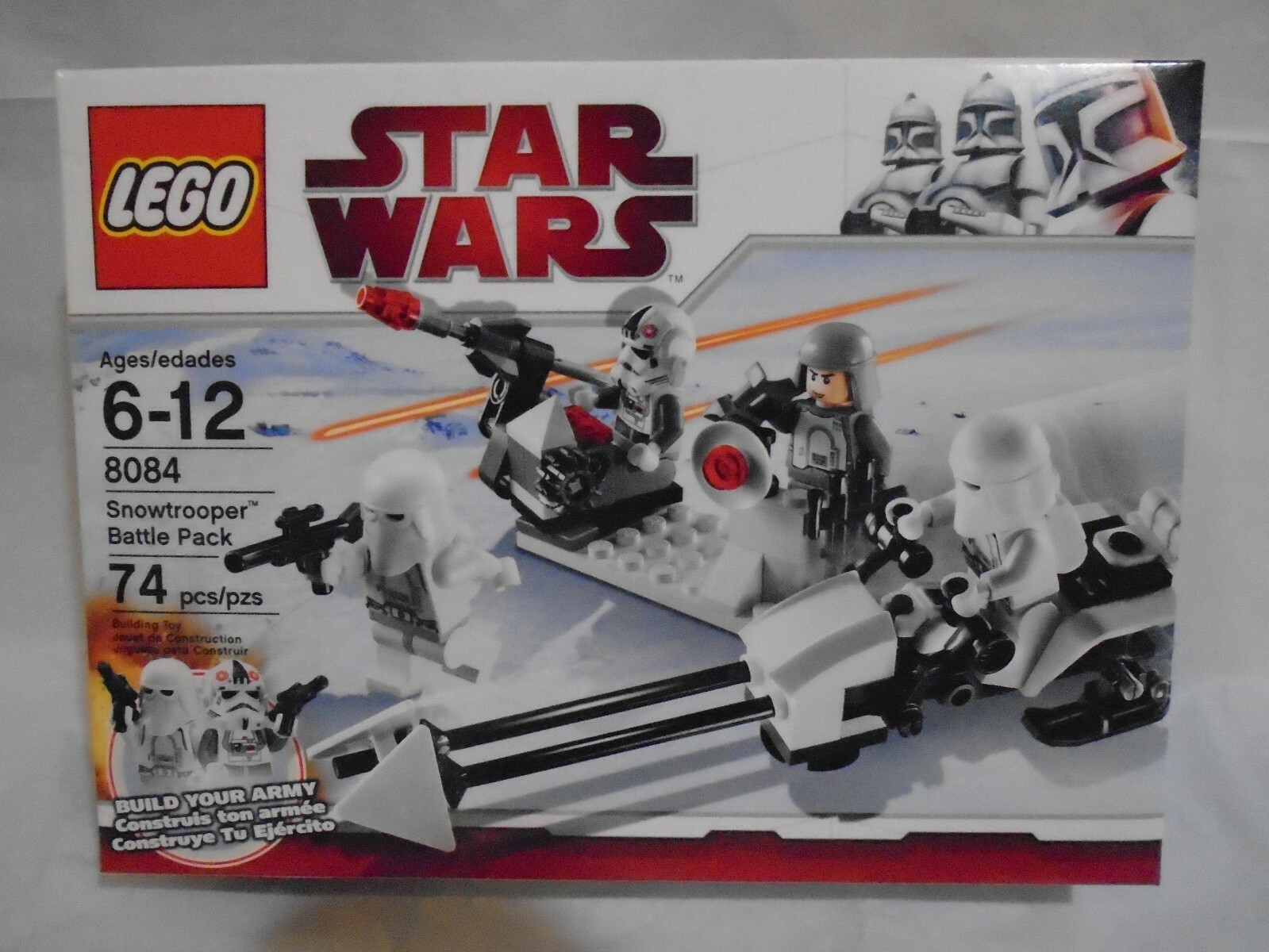 LEGO 8084 STAR WARS HOTH SNOWTROOPER BATTLE PACK ARMY BUILDER SEALED ...