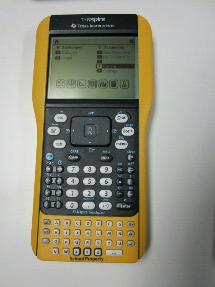 Texas Instruments TI-Nspire Touchpad Graphing Calculator Yellow School ...
