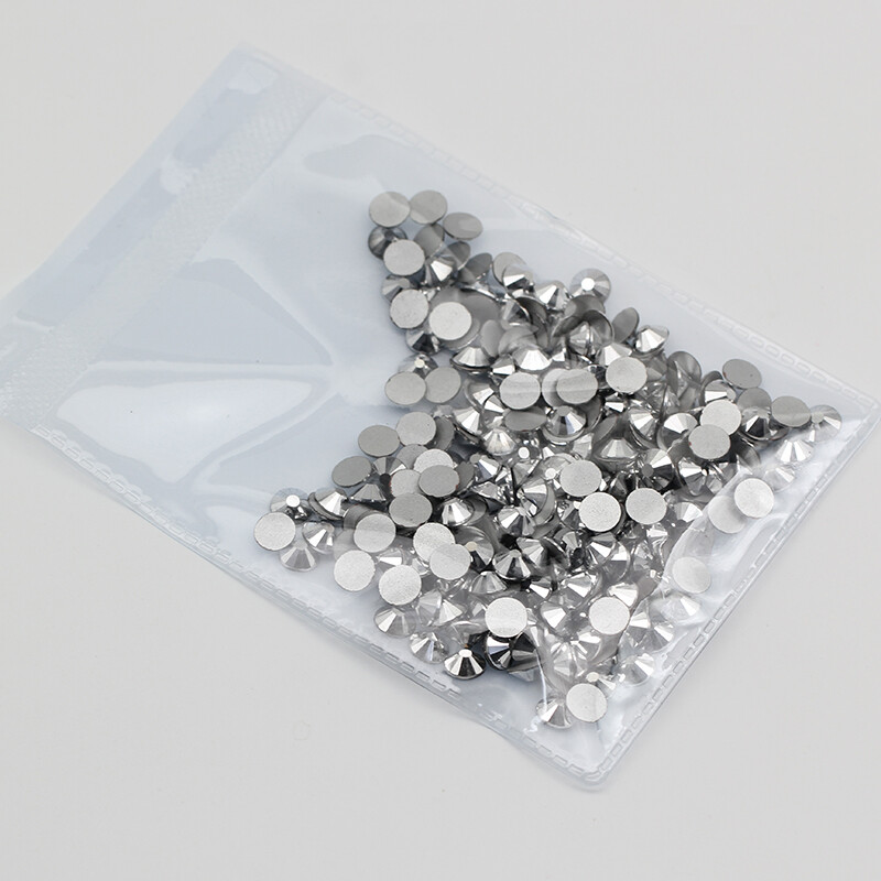 288pcs 6.5mm SS30 Non Hotfix Rhinestones Flatback Glitter Crystal Glass ...