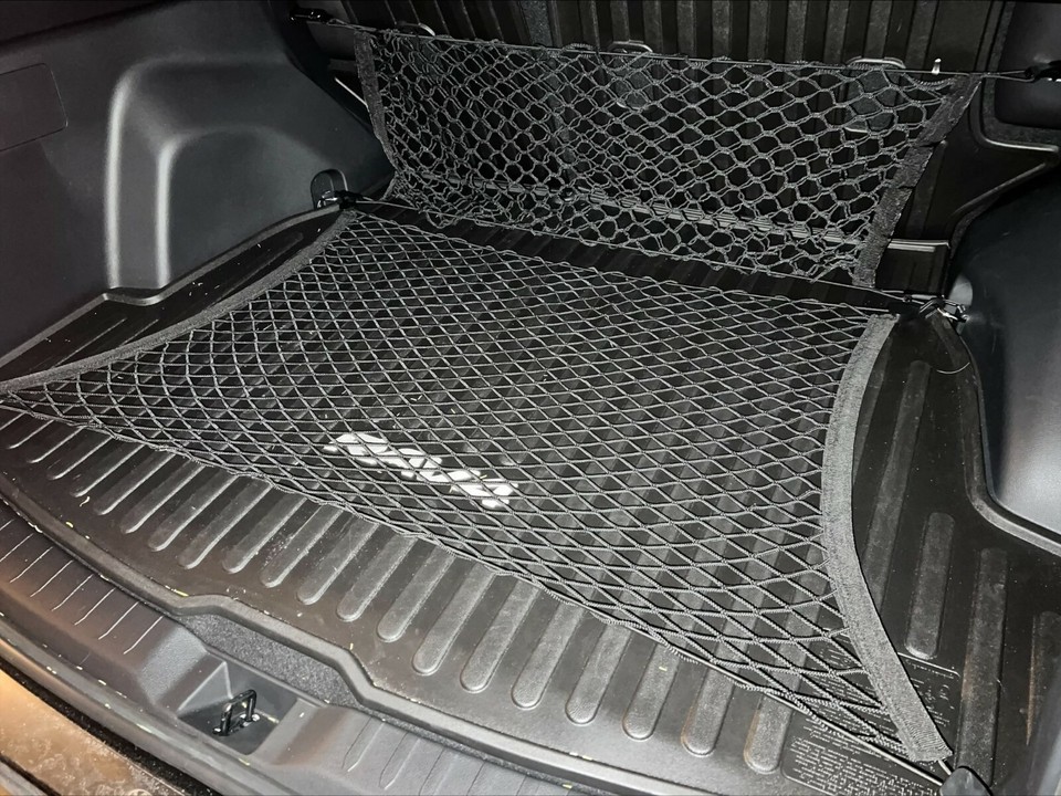 Rear Trunk Floor + Envelope Style Cargo Nets for Toyota RAV4 RAV 4 2019 ...