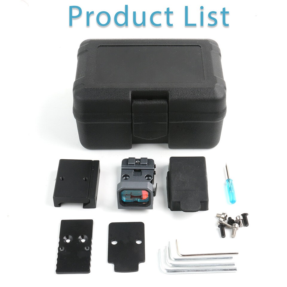 Mini Folding Flip Up Red Dot Sight Holographic Reflex Sight RMR For ...