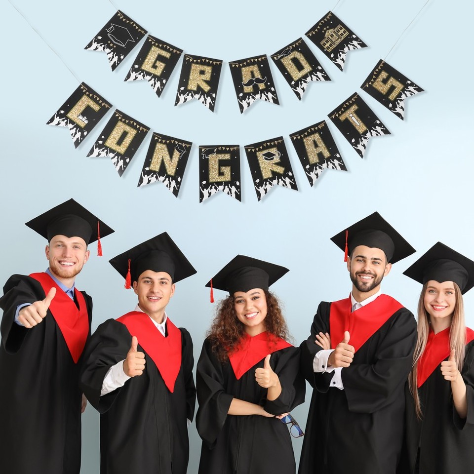 Wall Banner Decors Graduation Background Graduate Party Supplies | eBay ...