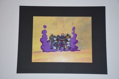 original hand-painted animation cel - King Arthur & KOJ #251 -MATTED ...