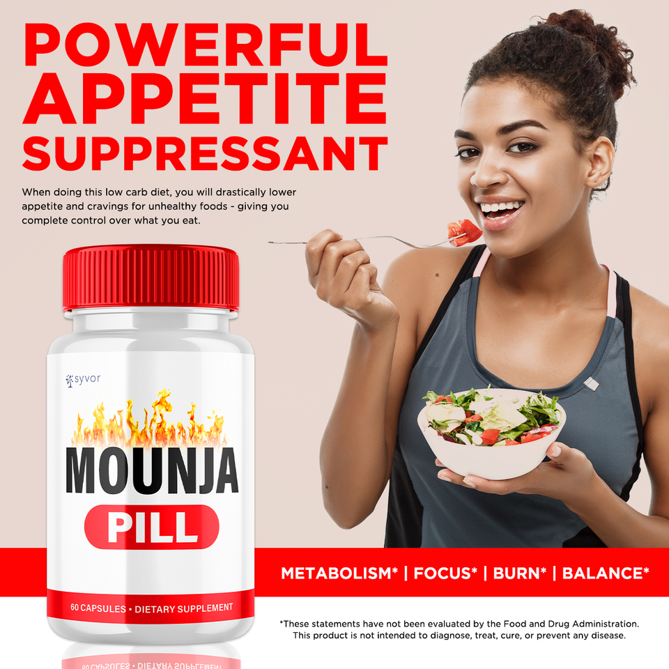 (1 Pack) Mounja Pill Advanced Formula Natural Energy & Fitness Vitamin ...