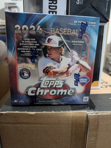 (1) 2024 TOPPS CHROME UPDATE MEGA BOX BASEBALL Brand New Sealed | eBay