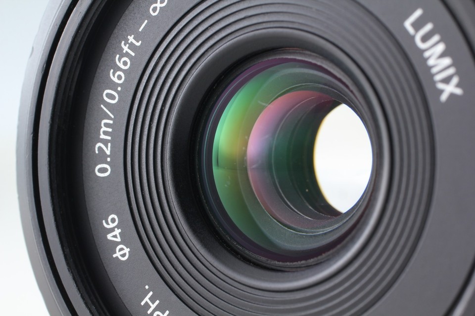 [Near MINT] Panasonic Lumix G 20mm/F1.7 H-H020 Wide-Angle Pancake Lens ...