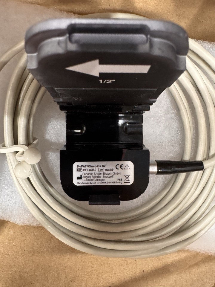 Sartorius BioPAT Clamp-On Sensor 1/2” REF BAPL0012 - Used, Calibrated ...