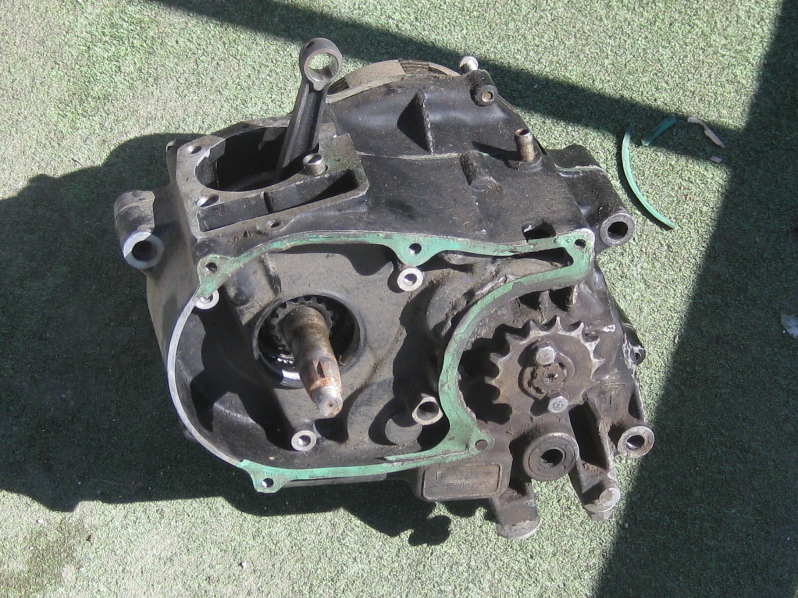 1985 Honda XR100 Engine Bottom Tranny , Crank, Cases , etc, NICE | eBay