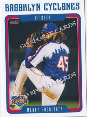 2023 Brooklyn Cyclones Manny Rodriguez RC Rookie New York Mets Minor ...