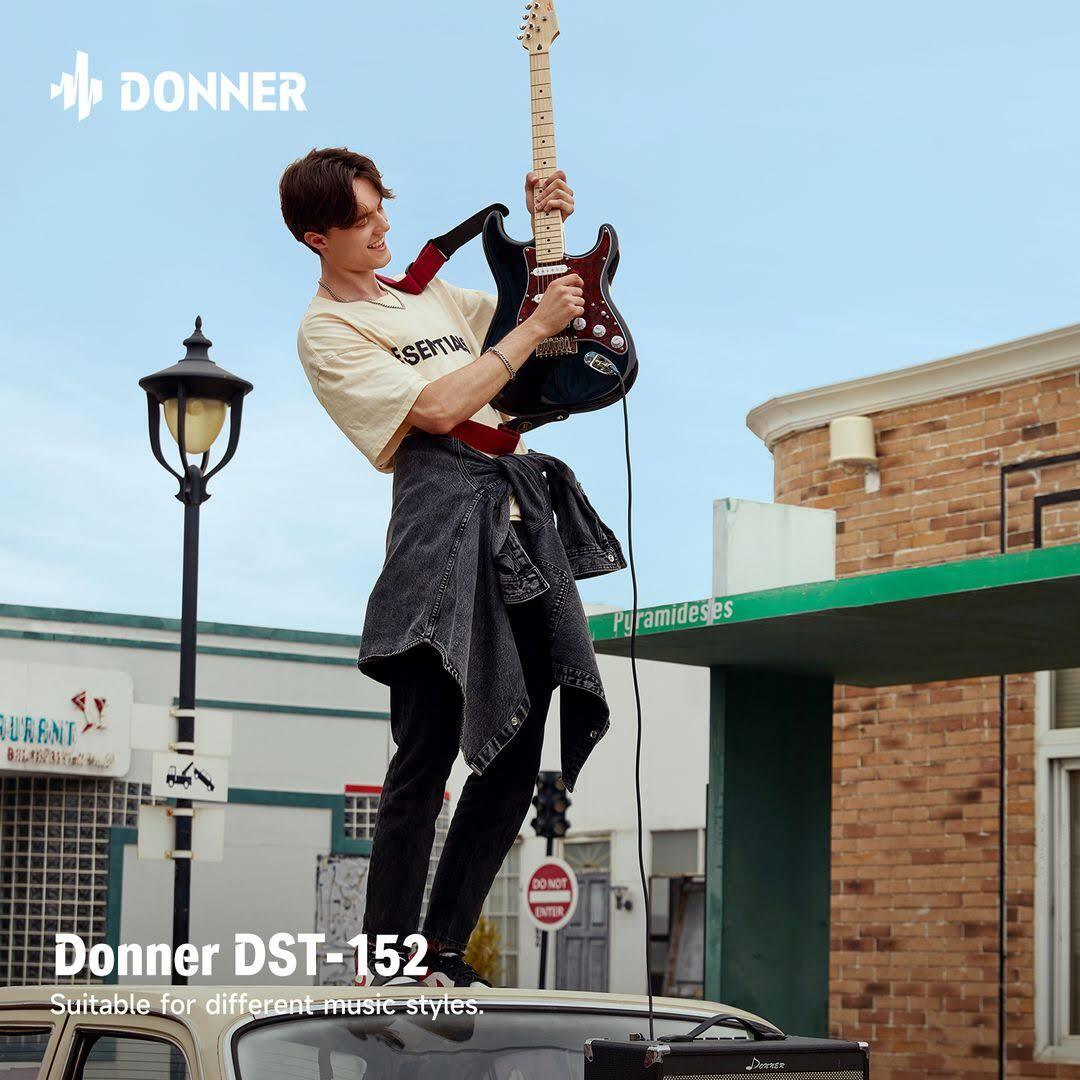 🎸 Donner DST-152 Electric Guitar And Amp Bundle HSS Pickup Coil Split 7 ...