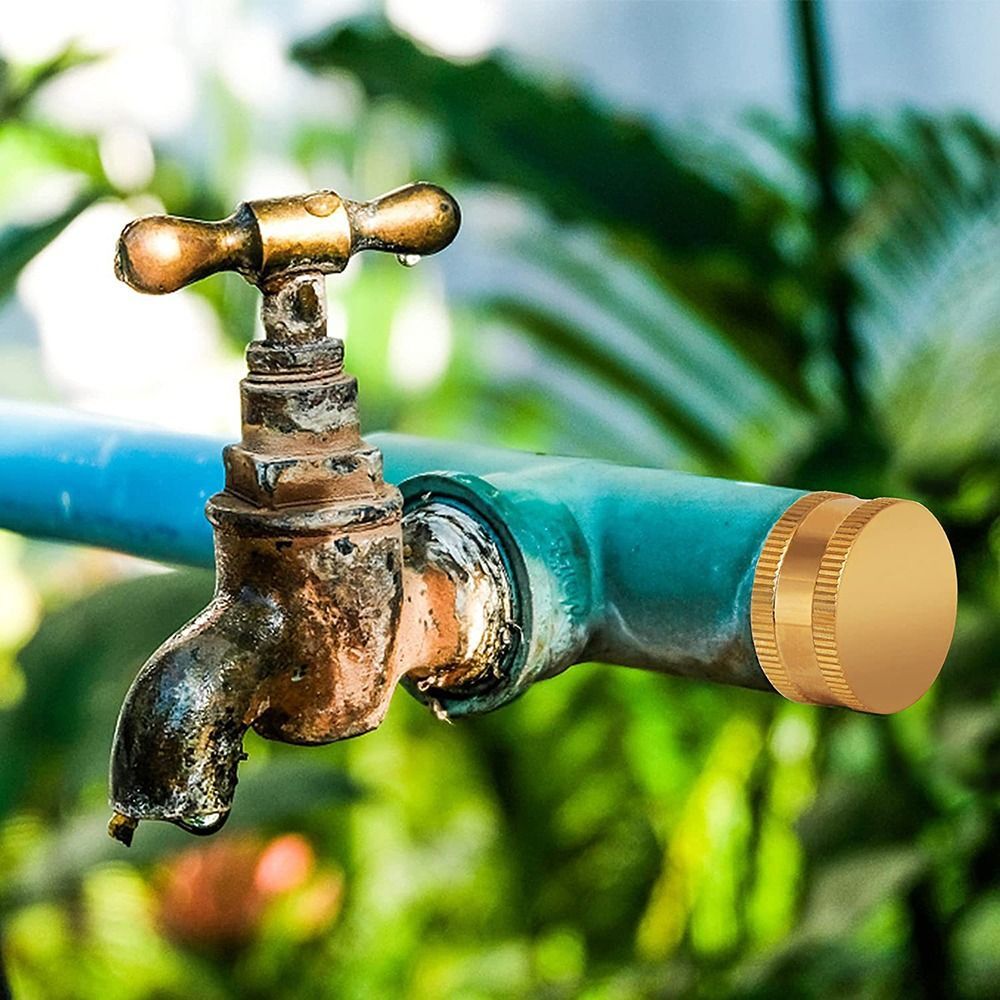 Durable Garden Hose Cap Brass Faucet Cap Accessories Hose Plug | eBay