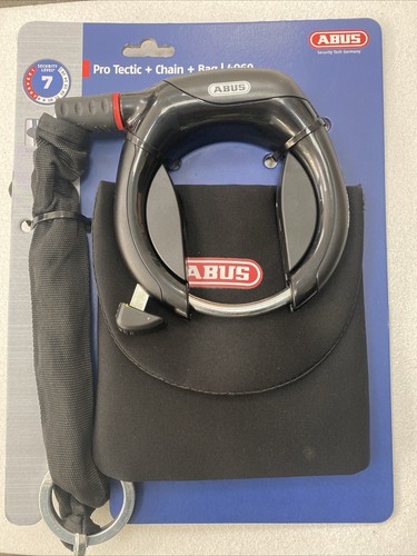 ABUS Pro Tectic 4960 NR Black mit 6KS/85 und ST5850 Fahrradschloss Satz ...