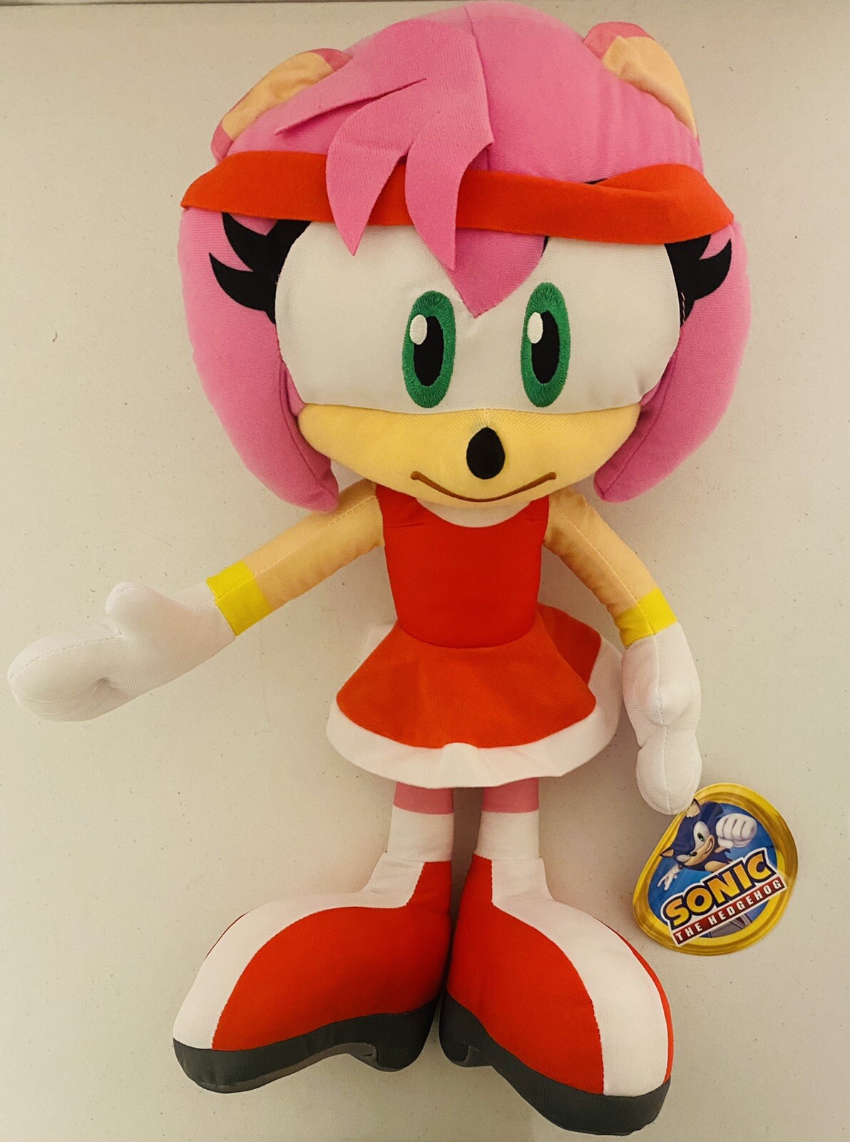 Brand New Licensed Super Sonic the Hedgehog Amy Plush Toy 46cm | eBay