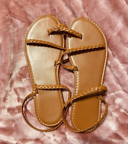 Women’s Brown Summer Sandals, L | eBay