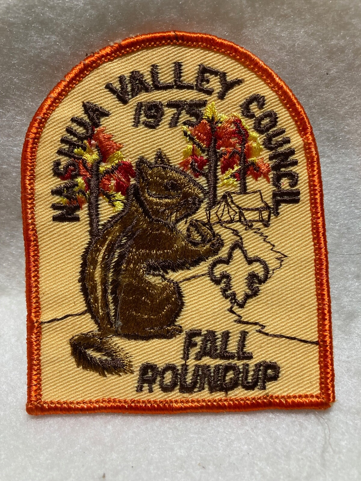 (CL1) Boy Scouts- 1975 Nashua Valley Council - Fall Round-up patch | eBay