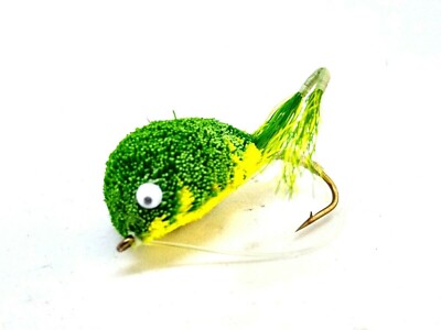 Pike Flies Deer Hair Frog Predator Fly or Spinning Lures Pike Muskie ...
