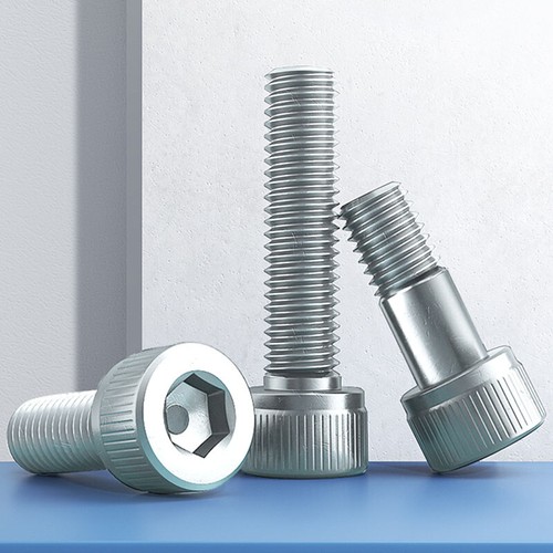 Grade 10.9 Hex Socket Cap Head Screws Alloy Steel Allen Key Bolts M12 ...