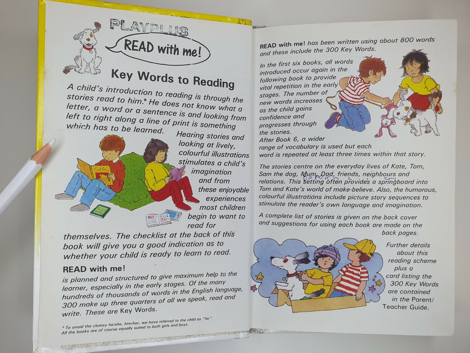 Vintage Ladybird Read With Me Books First Words A Pre Reader - First ...