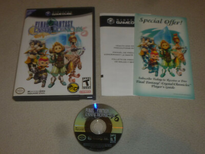NINTENDO GAMECUBE GAME FINAL FANTASY CRYSTAL CHRONICLES W CASE SQUARE ...