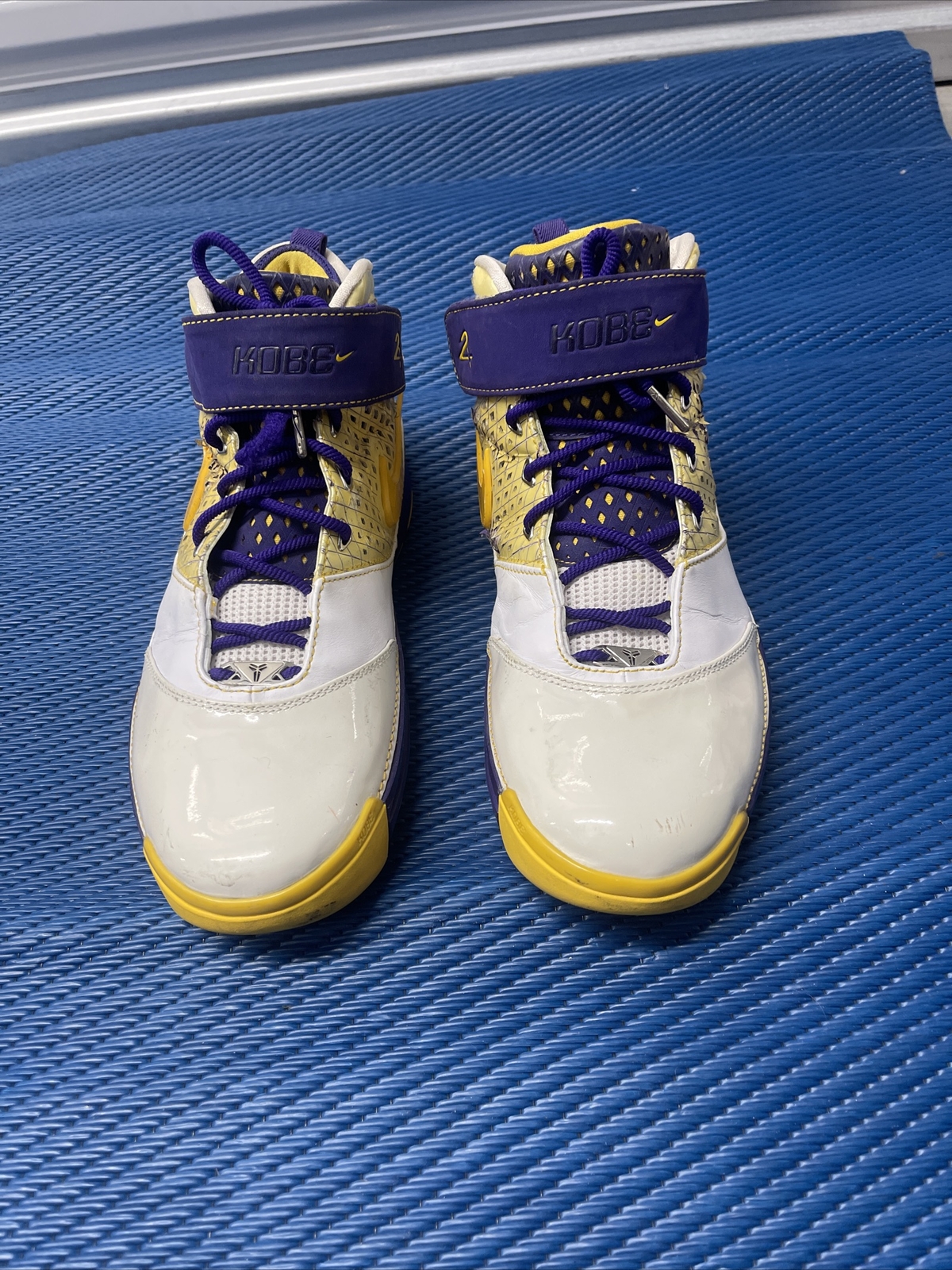 OG SZ 11.5 NIKE ZOOM KOBE II 2 Lakers 316022-171 Prelude grinch Protro ...