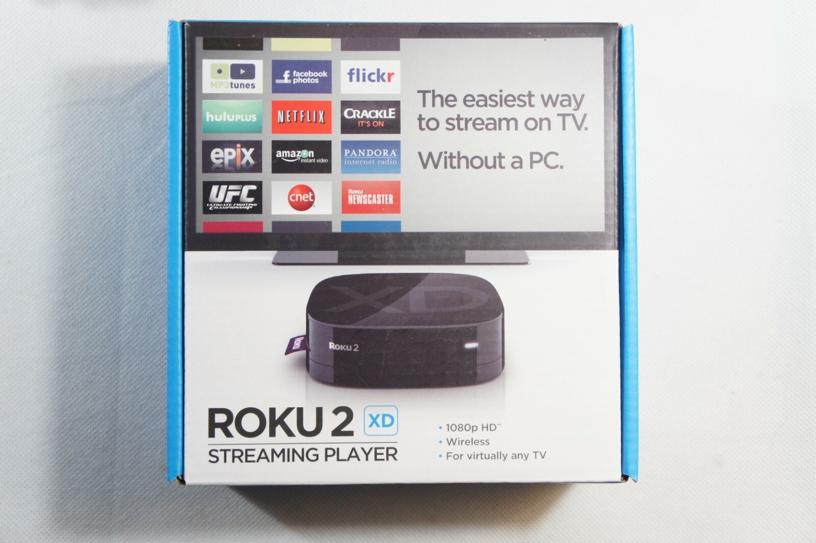 Roku 2 XD (2nd Generation) Media Streamer 3050X - Black, Free 2-3 Day ...