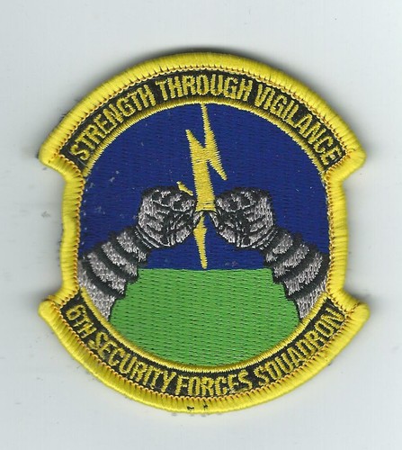 6th SECURITY FORCES SQUADRON !!NEW!! patch | eBay