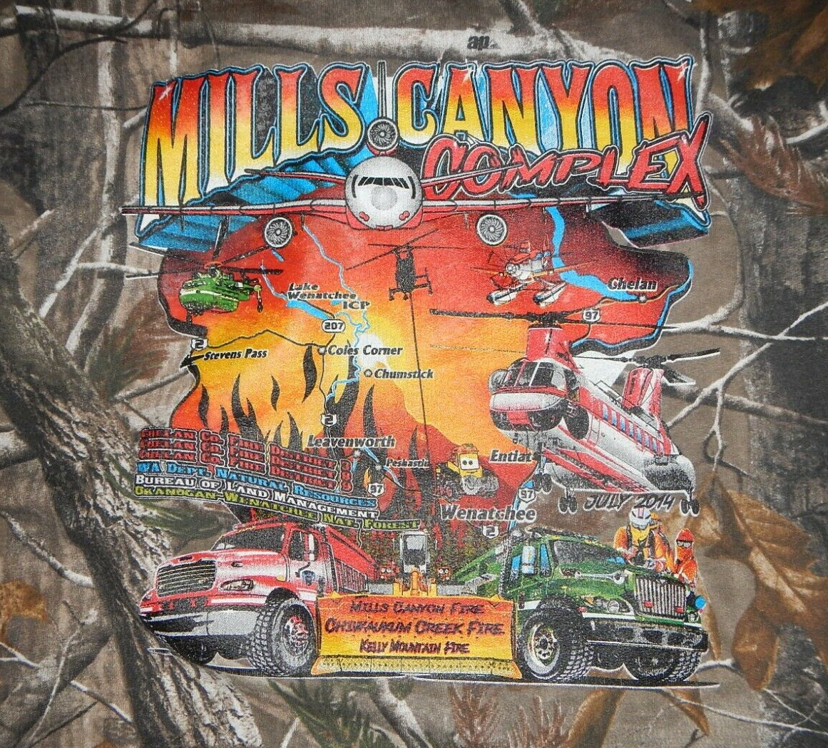 2014 Mills Canyon Complex Fire Commemorative Men's Ho… - Gem
