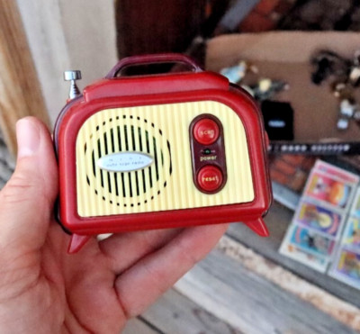 RARE Vintage Mini Transistor Radio Auto Scan Radio 1950's Form Table ...