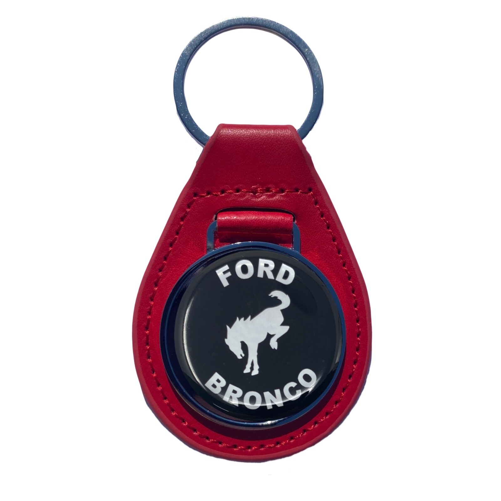 FORD BRONCO Vintage Style Leather Key chain Ring II 2 5 colors to ...