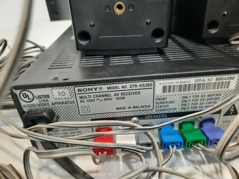 Sony STR-KS370 Multi Channel HDMI 5.1 Ch AV Home Theater Receiver ...